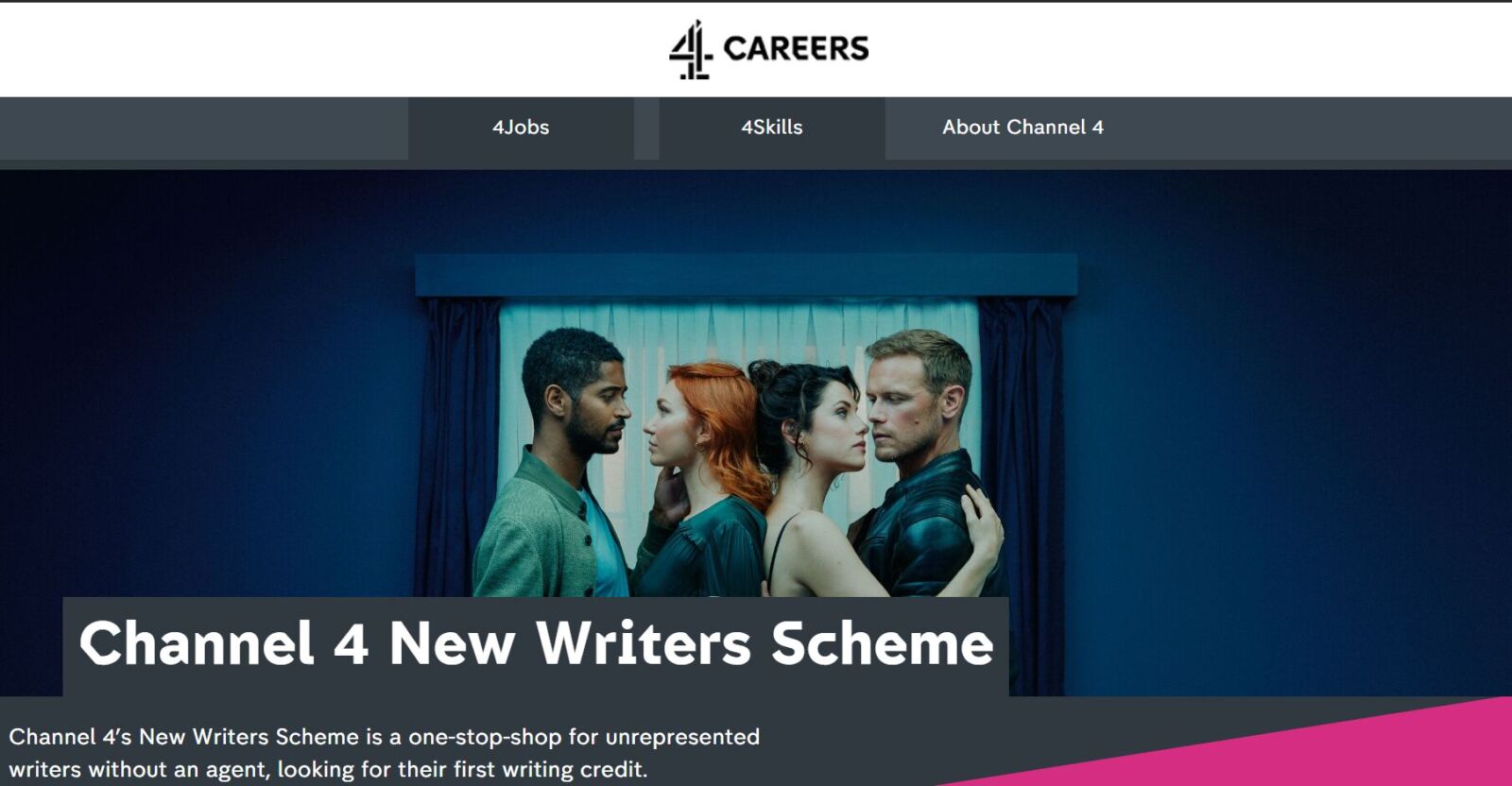 Script Angel x Channel 4 New Writers Scheme